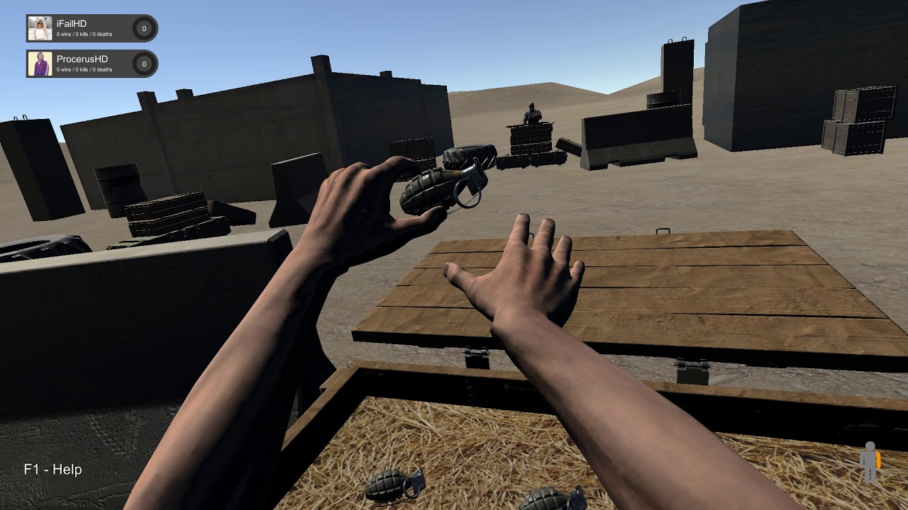 Grenade Panic - Hand Simulator - YouTube