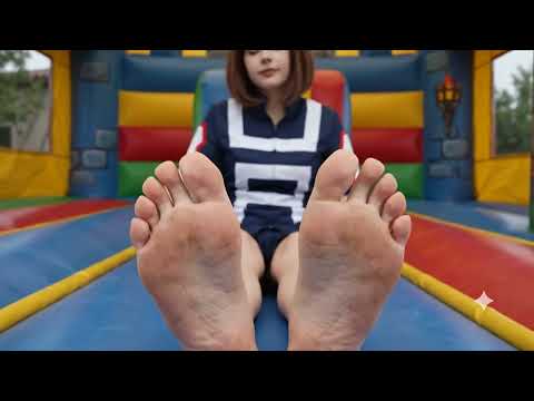 Ochako Uraraka My Hero Academy Bounce House Feet