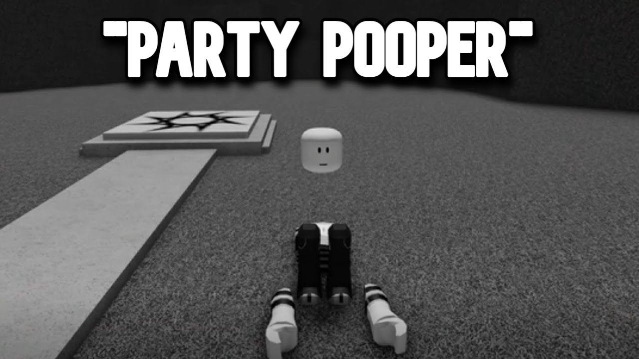 Easiest Game on Roblox - "Party Pooper" Ending Badge - YouTube
