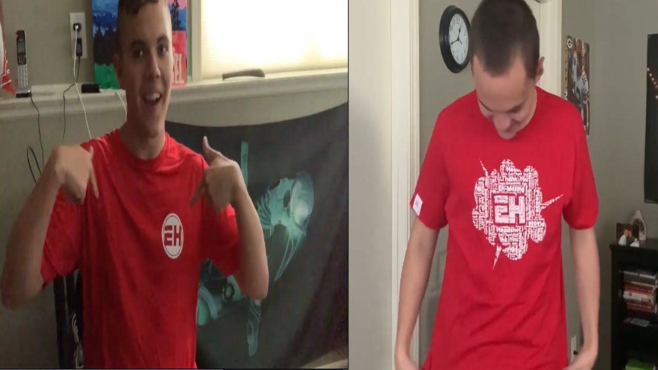Unboxing My 1st & 2nd Shirt From Nick Eh 30! - YouTube