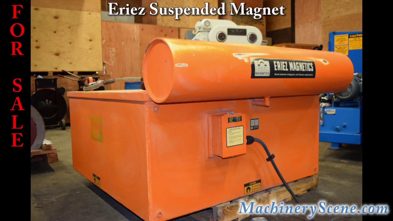 For Sale: Eriez Suspended Electro-Magnets - YouTube