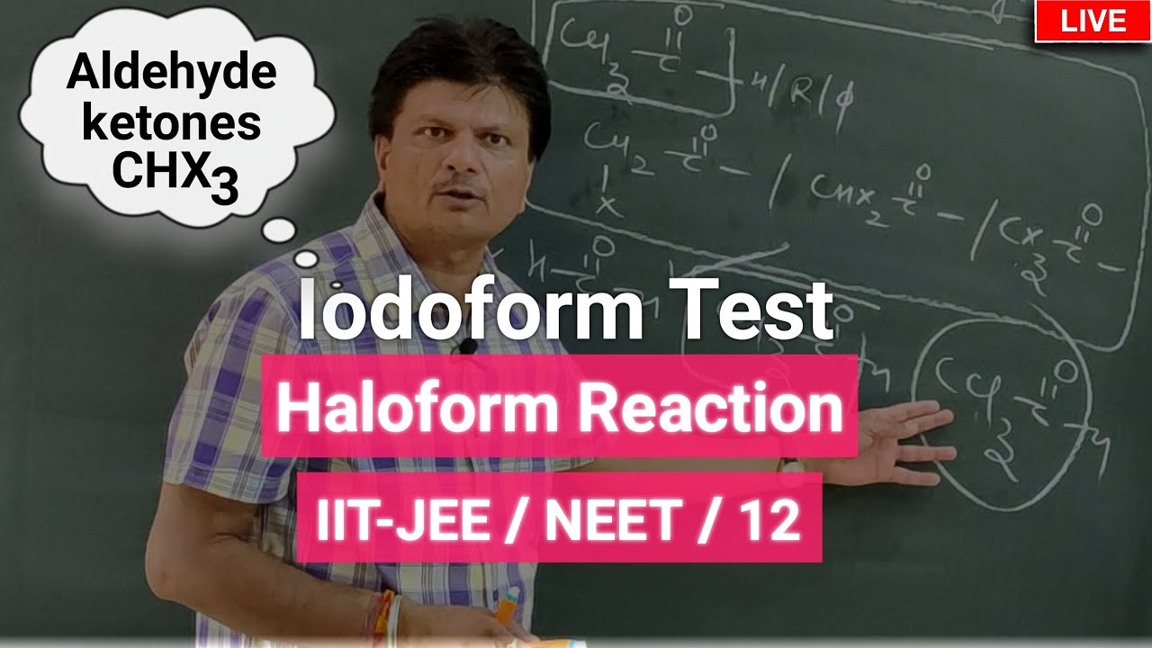 🔴Haloform Reaction || Iodoform Test || Mechanism || Organic Chemistry ...