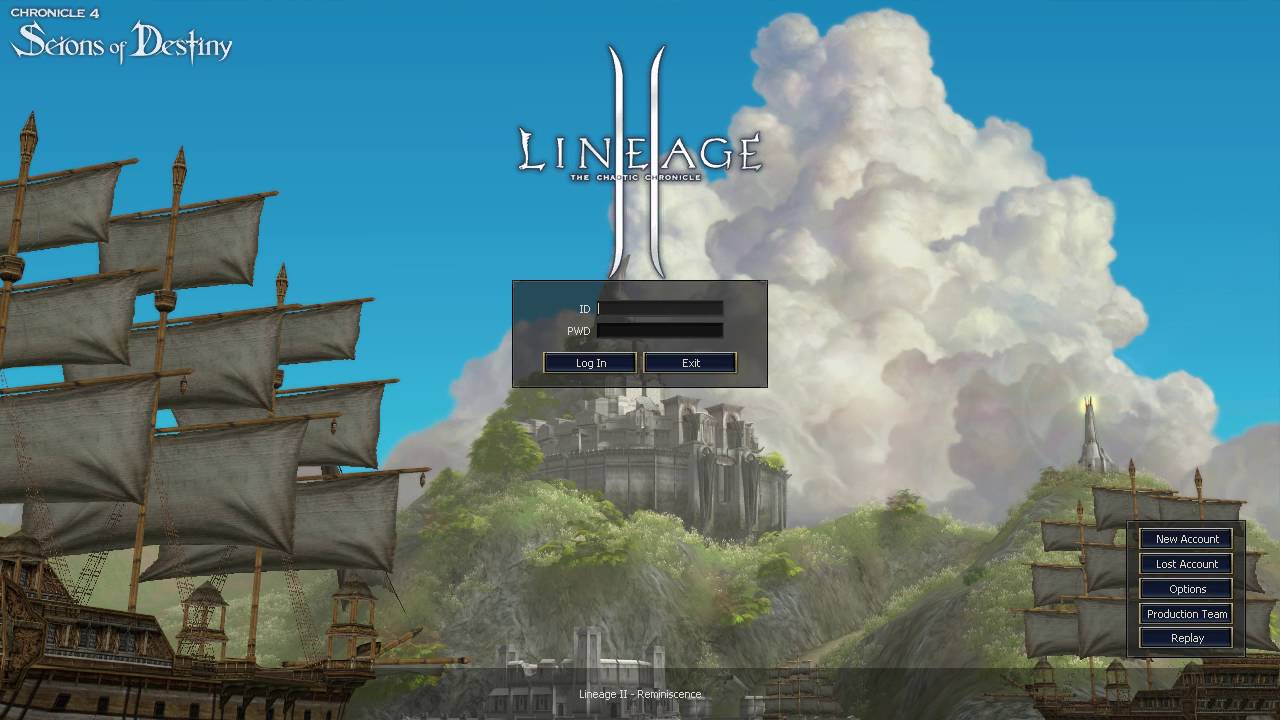 Lineage 2 - Scions of Destiny (Chronicle 4) : Login Screen - YouTube