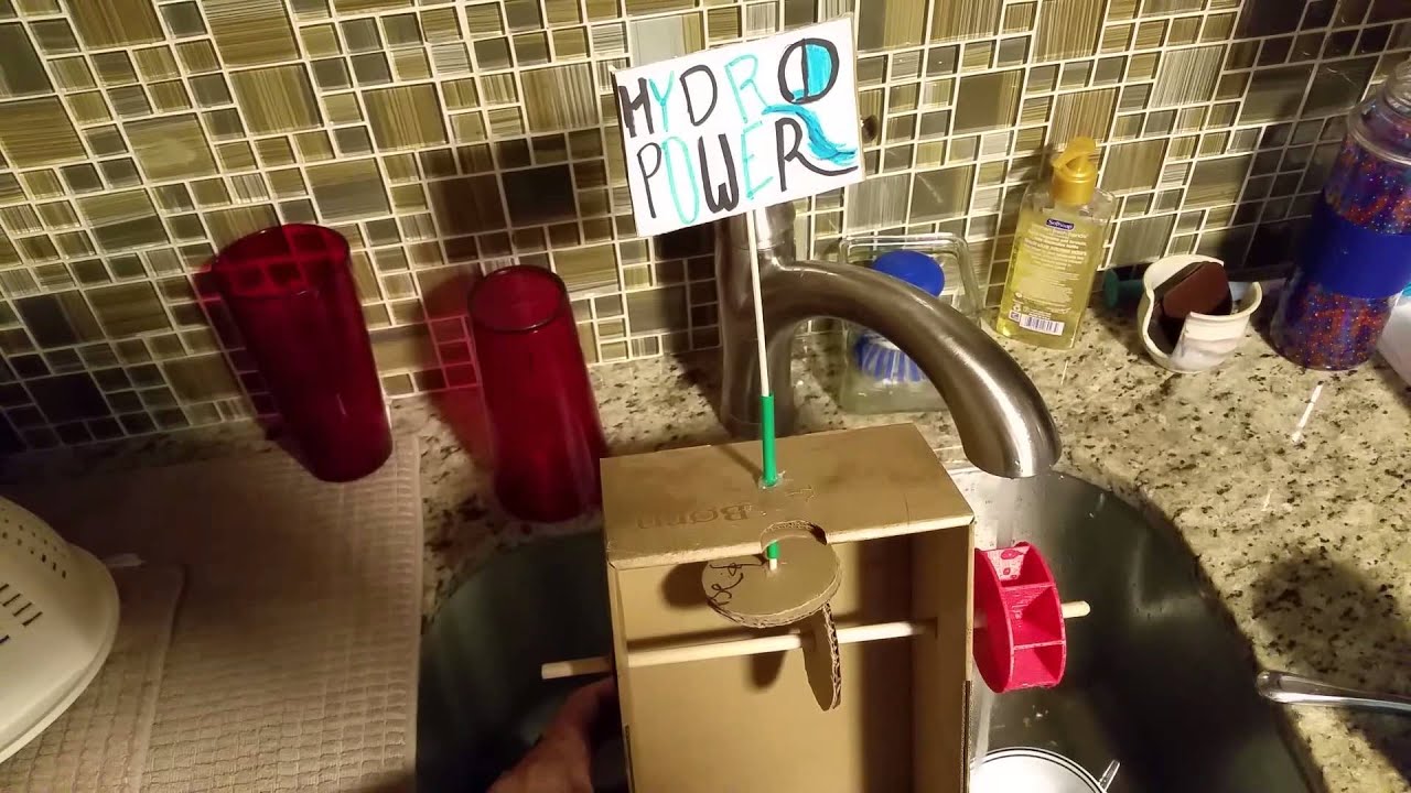 Water wheel automata - YouTube