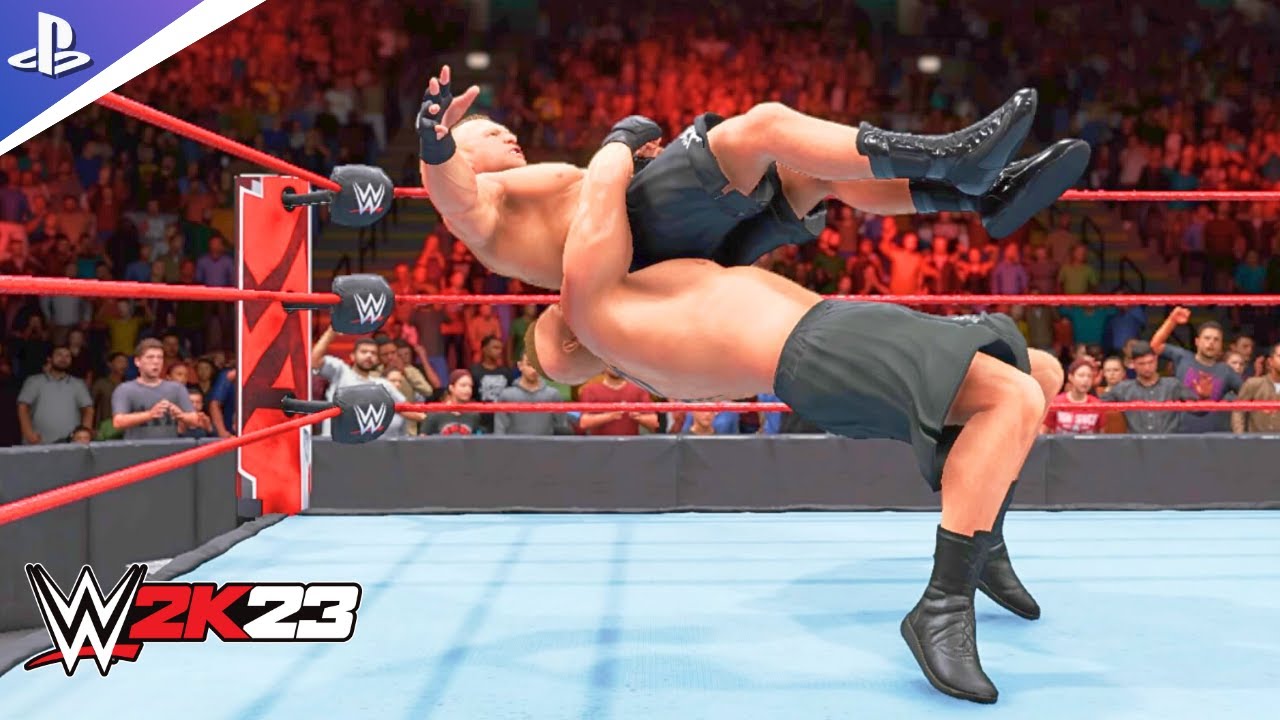 FULL MATCH - Brock Lesnar vs Fake Brock Lesnar - World Heavyweight ...