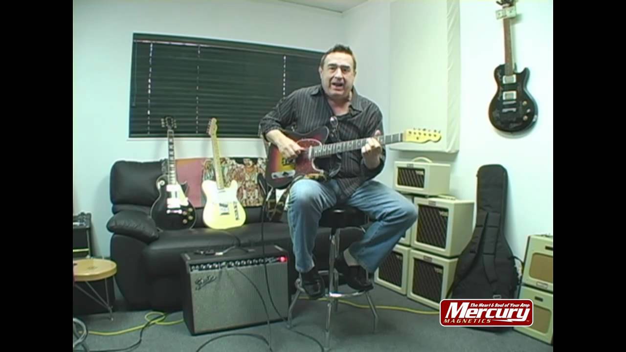 Steve Trovato demos Fender DRRI with Mercury transformers - YouTube