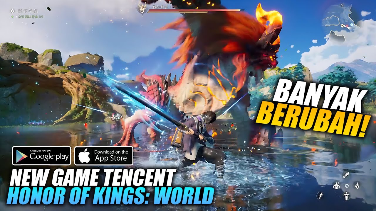 HOK OPEN WORLD! Game Terbaru TENCENT Emang Seriusan Keren Parah ...