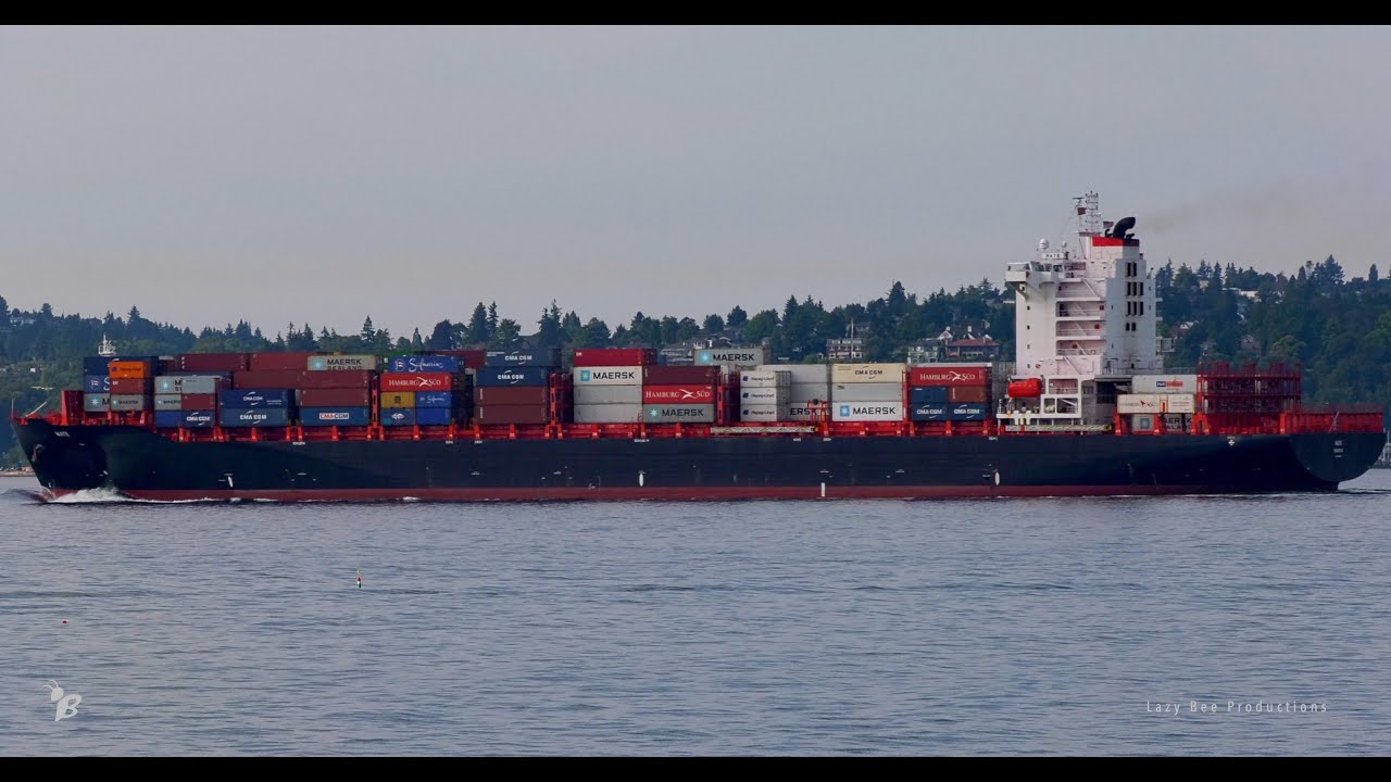 Cargo Ship and Boat Spotting on the Seattle Waterfront - 8/15/21 (4K ...