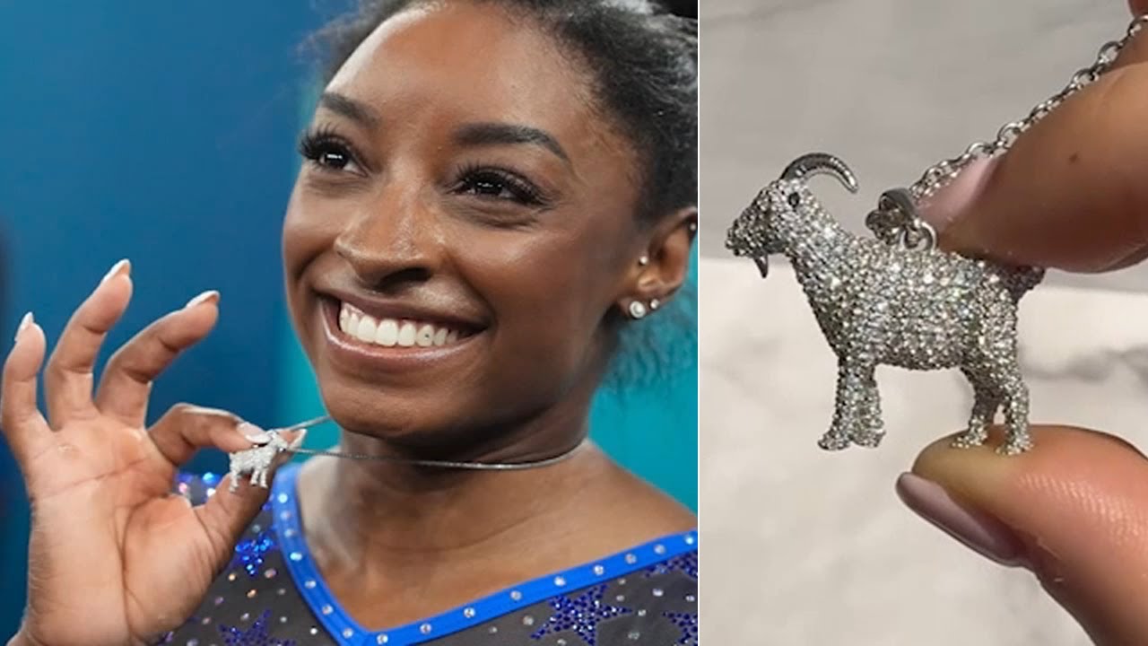 Here's the story behind Simone's iconic GOAT necklace - YouTube