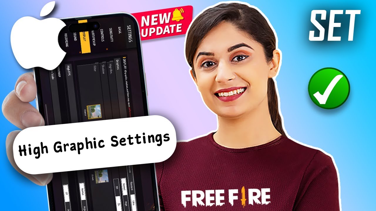 How to Set High Graphic Settings for Free Fire on iPhone 2024 | Enhance ...