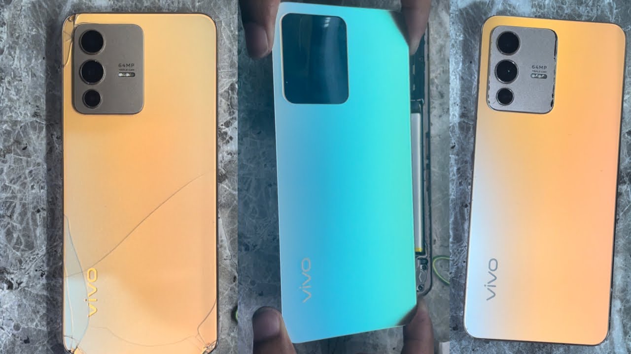 VIVO V23 5G BACK GLASS REPLACEMENT // VIVO V23 5G BACK GLASS BROKEN ...