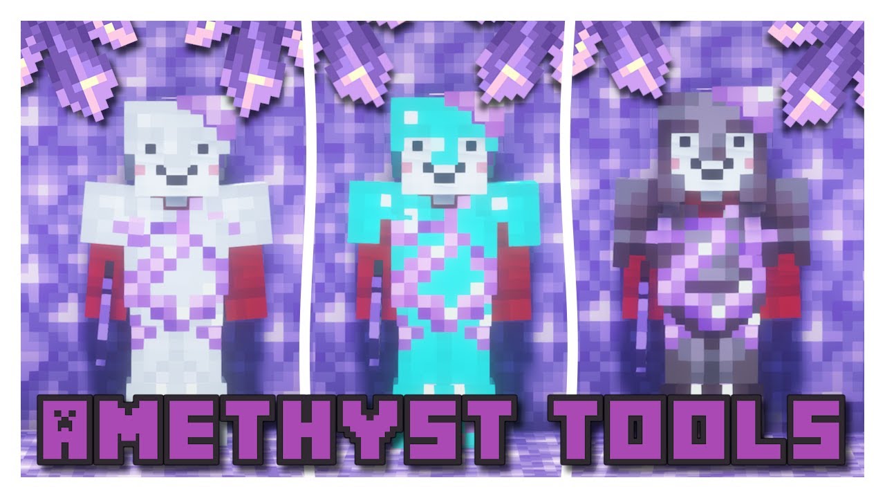 AMETHYST FINALLY HAS A PURPOSE! (Amethyst Tools Mod) - YouTube