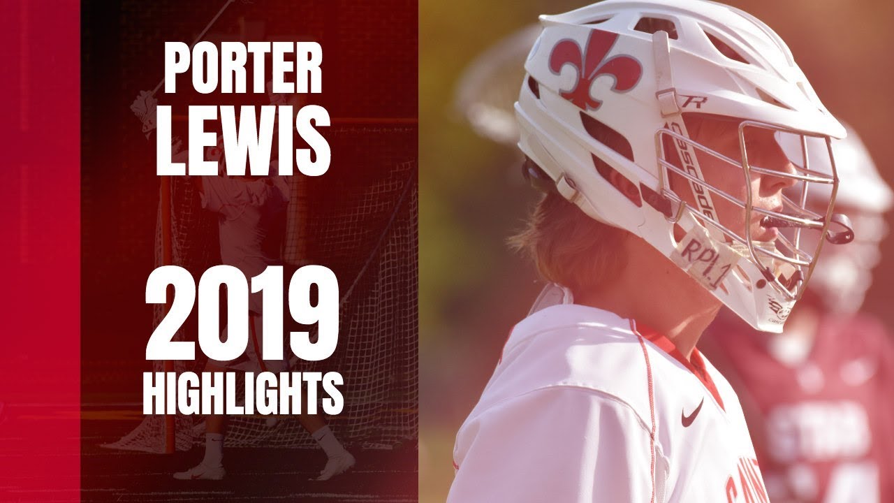 Porter Lewis I (Army '24) Spring Lacrosse Highlights - YouTube