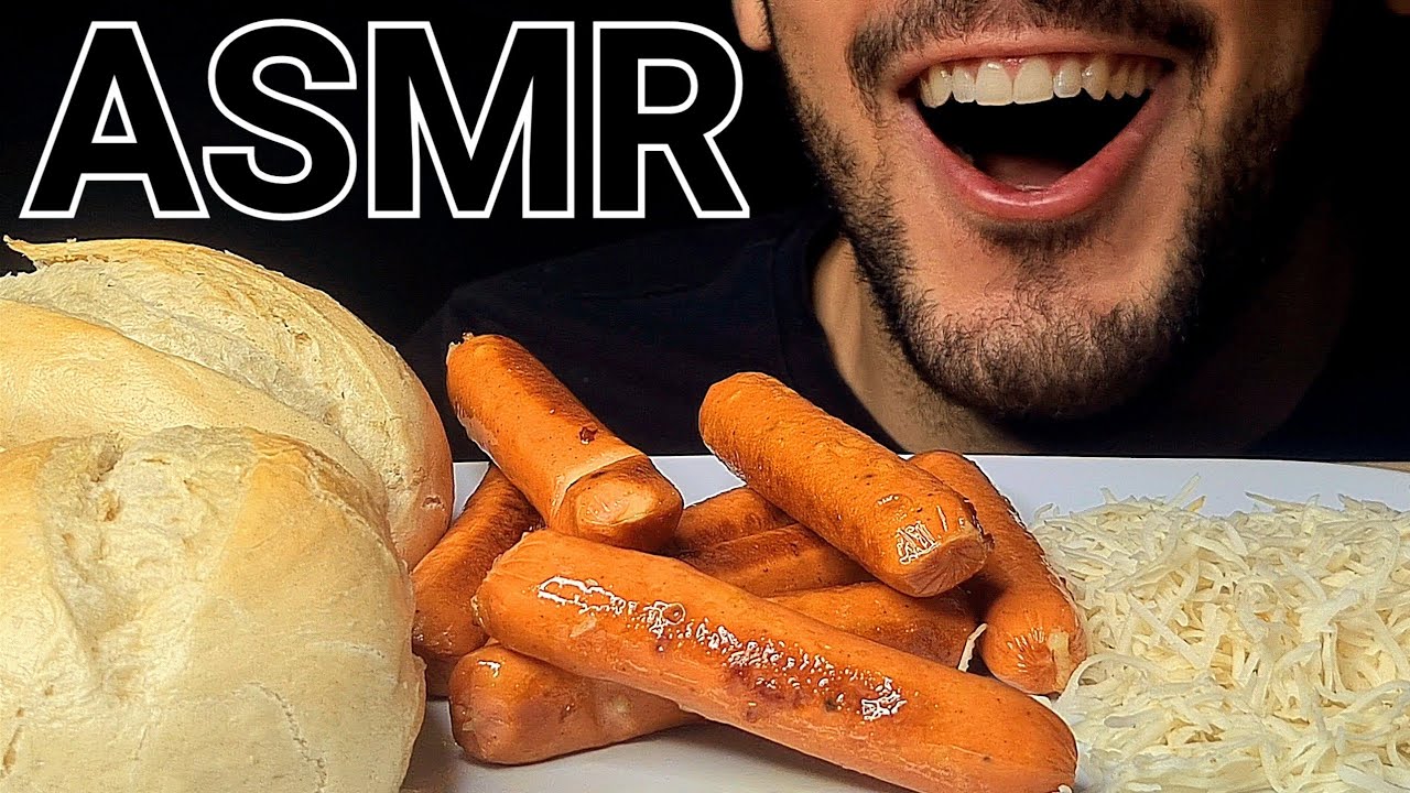 ASMR CHEESE SAUSAGES (EATING SOUNDS) NO TALKING MUKBANG - YouTube