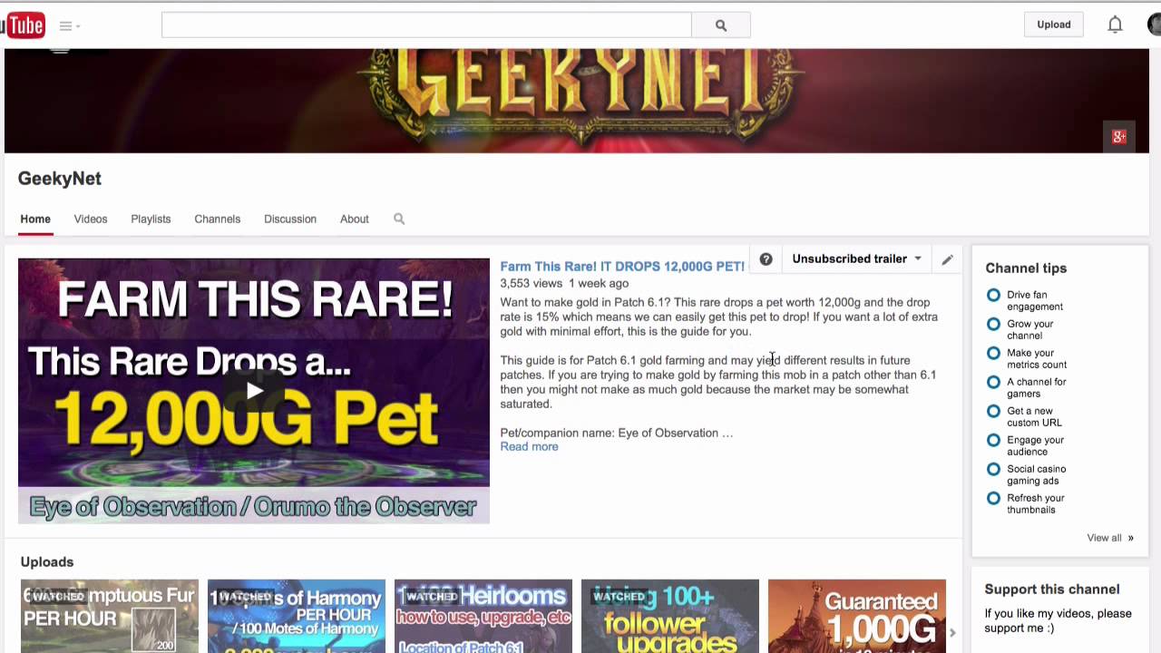 2015 Customize YouTube Channel Layout (Version 2) - YouTube