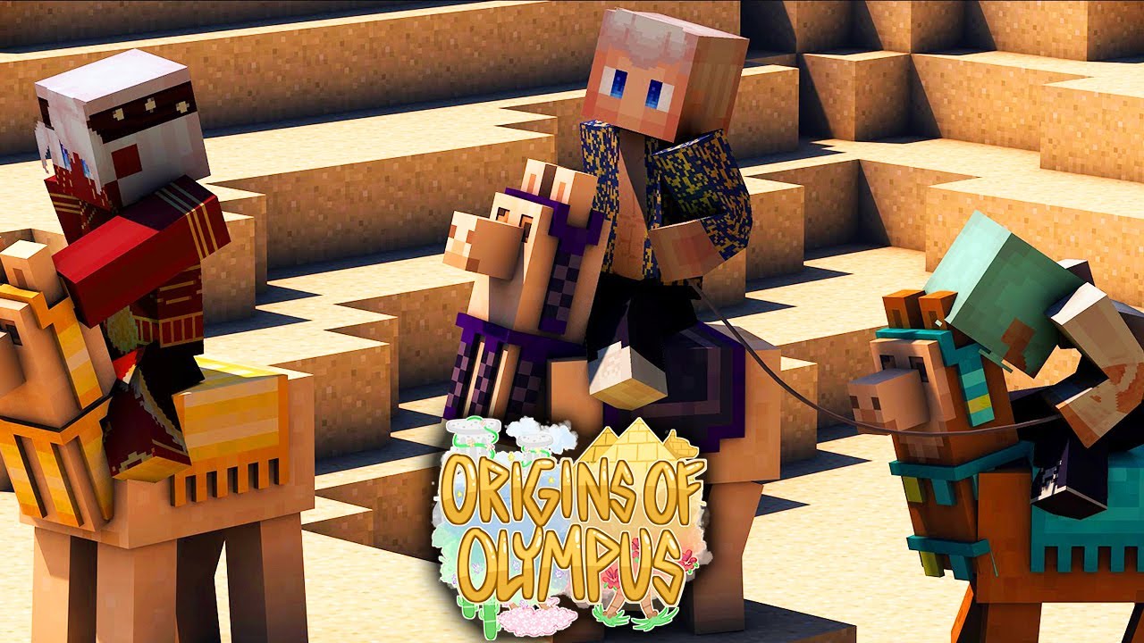 EGYPTIAN HOMEWORLD in Minecraft Olympus (Minecraft Story) - YouTube