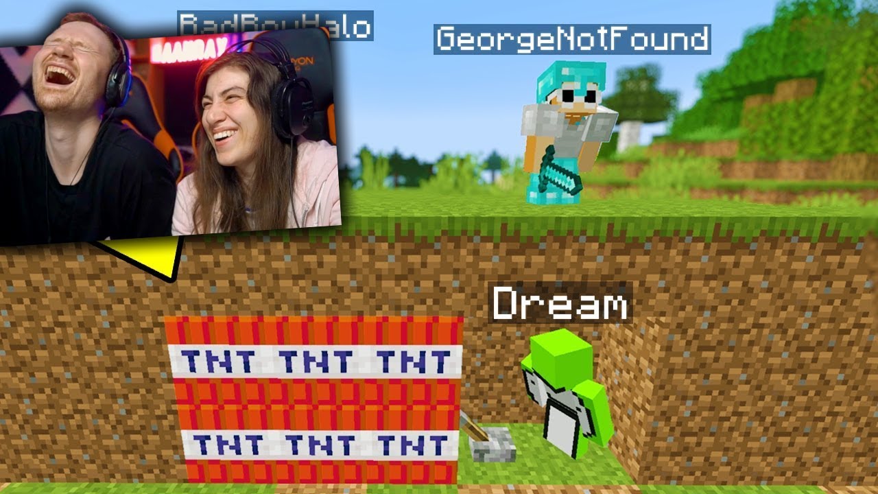 MineCraft - 1000 IQ МОМЕНТЫ | Dream is VS Hunters BEST Moments ...