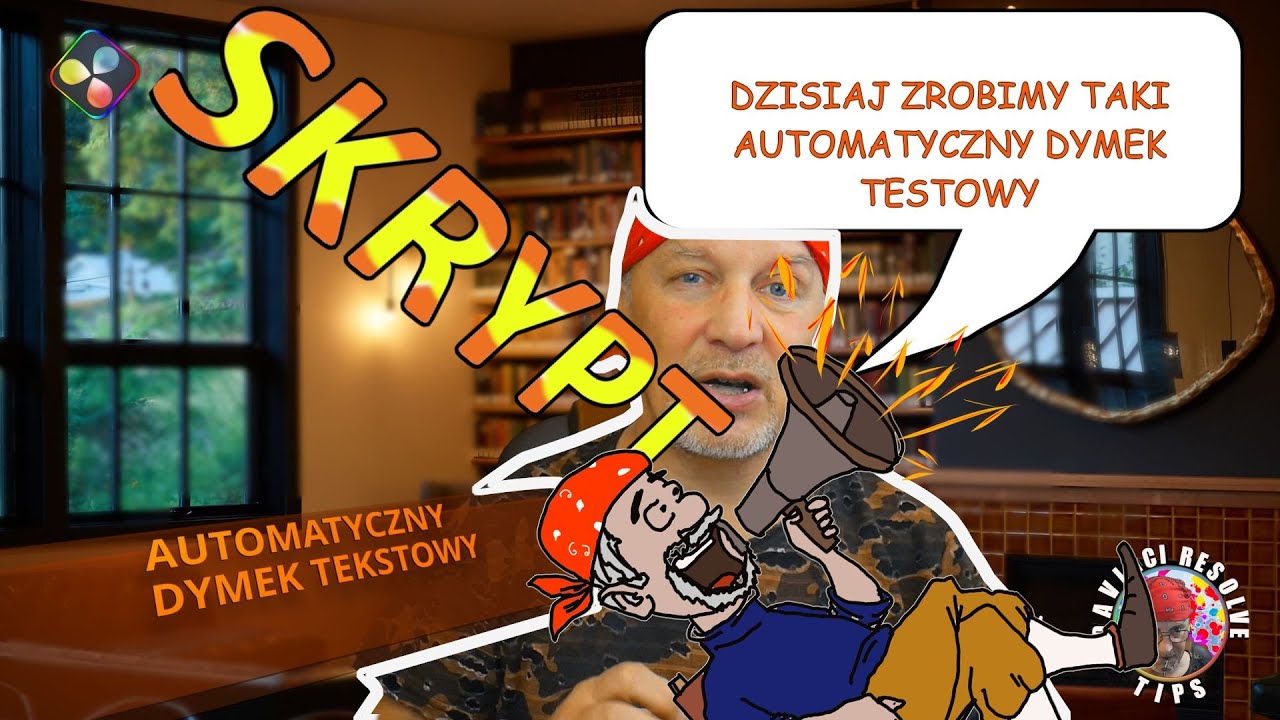 Automatyczny dymek tekstowy sterowany skryptem. DaVinci Resolve Tips ...