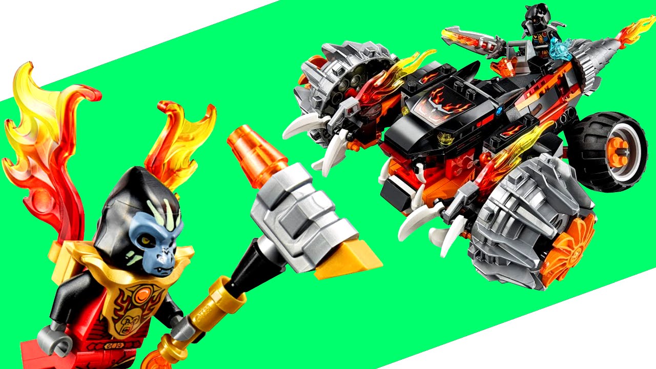 LEGO LEGENDS OF CHIMA Tormak's Shadow Blazer 70222 Review - YouTube