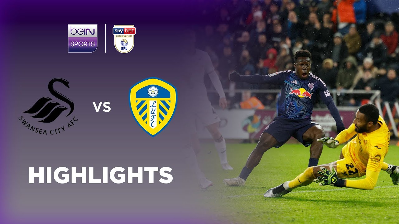 Swansea City v Leeds United | EFL Championship 24/25 | Match Highlights ...