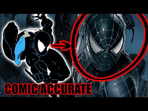 Redesigning the Raimi Black Suit to be COMIC ACCURATE