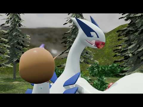 Eevee Eats Lugia (By VeryBatty on Aryion)