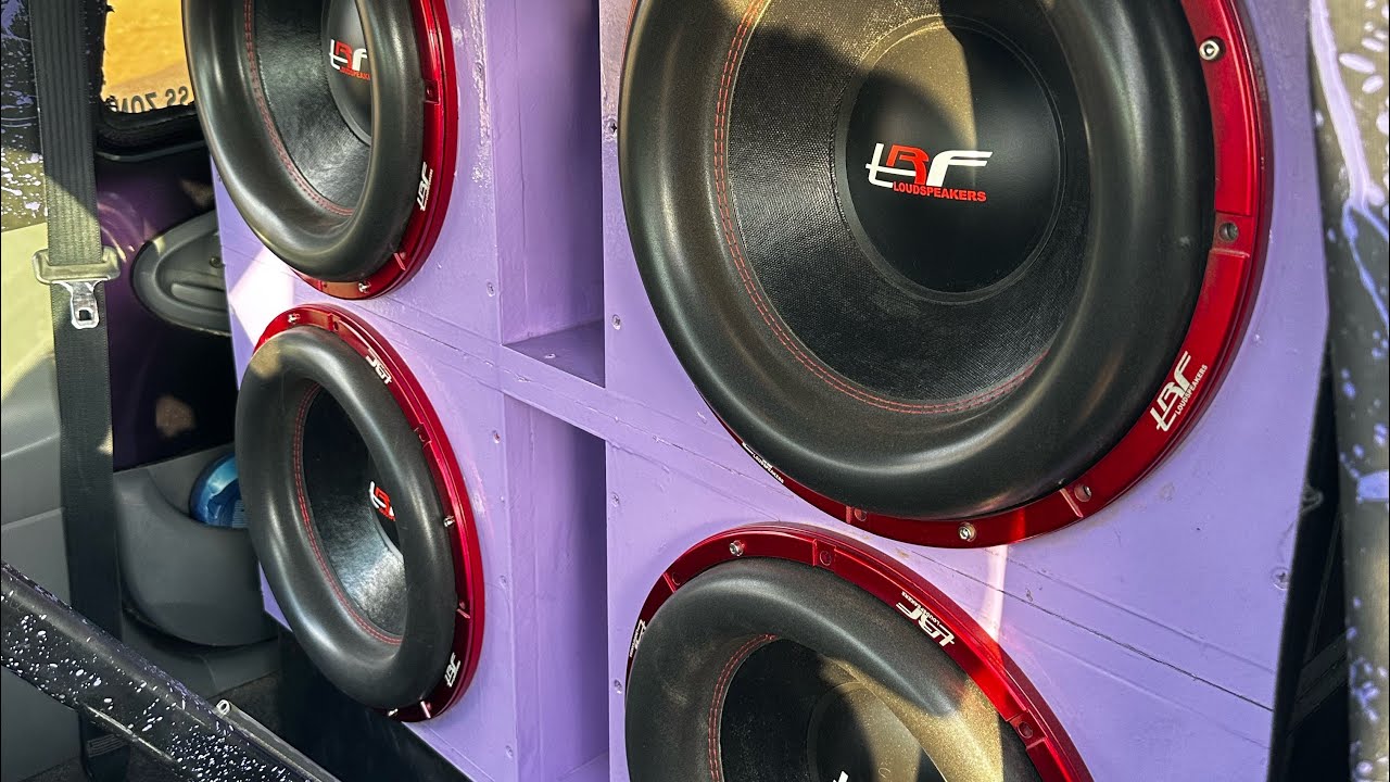 4 15"Subwoofer and 1 TRF SMD 8000.1 - YouTube