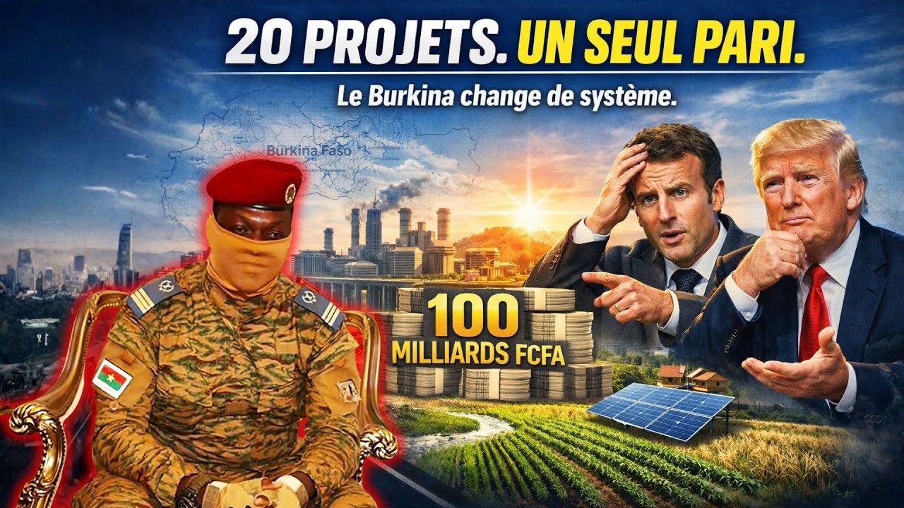 Ibrahim Traoré et le pari impossible : 20 projets, énergie, agriculture ...
