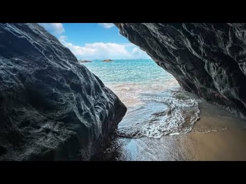 Querim Cave in Goa - During High Tide - YouTube