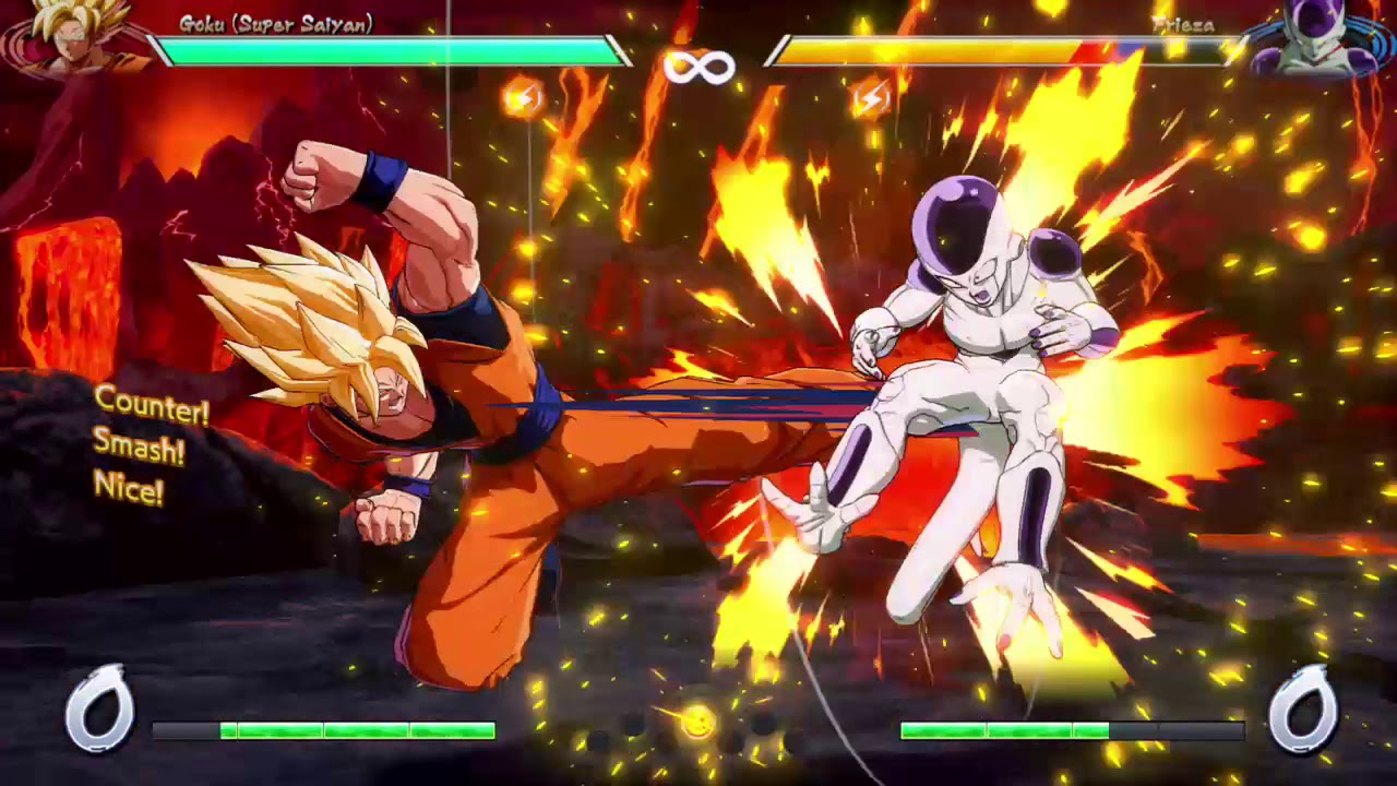 Super Saiyan Goku vs Final Form Frieza + Dramatic Finish! DRAGON BALL ...