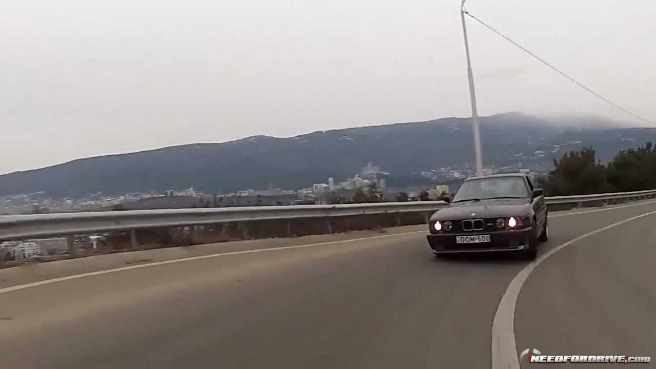 Crazy Bmw M5 street drift ! - YouTube
