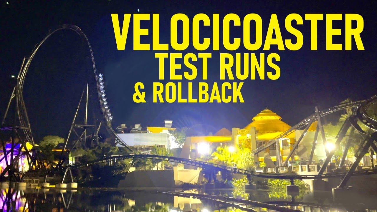 Velocicoaster Rollback, Islands of Adventure - YouTube