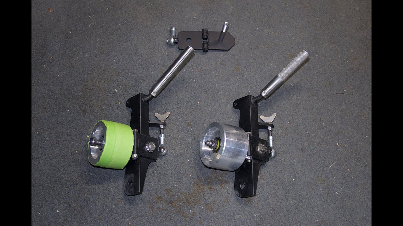 2 x 72 belt grinder, tracking mechanism, my build. - YouTube