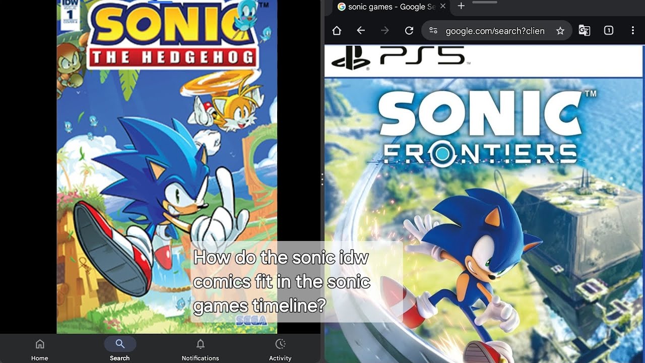 How do the sonic idw comics fit in the sonic games timeline? - YouTube