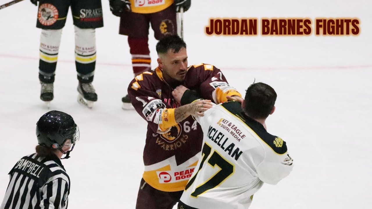 Jordan Barnes Hockey Fights - YouTube
