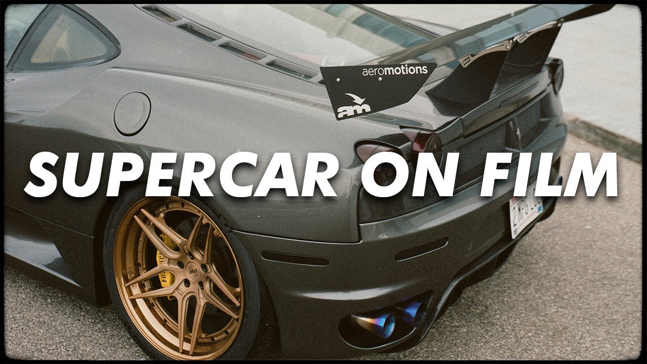 Shooting a Ferrari on Film || Mamiya 7 & Contax T2
