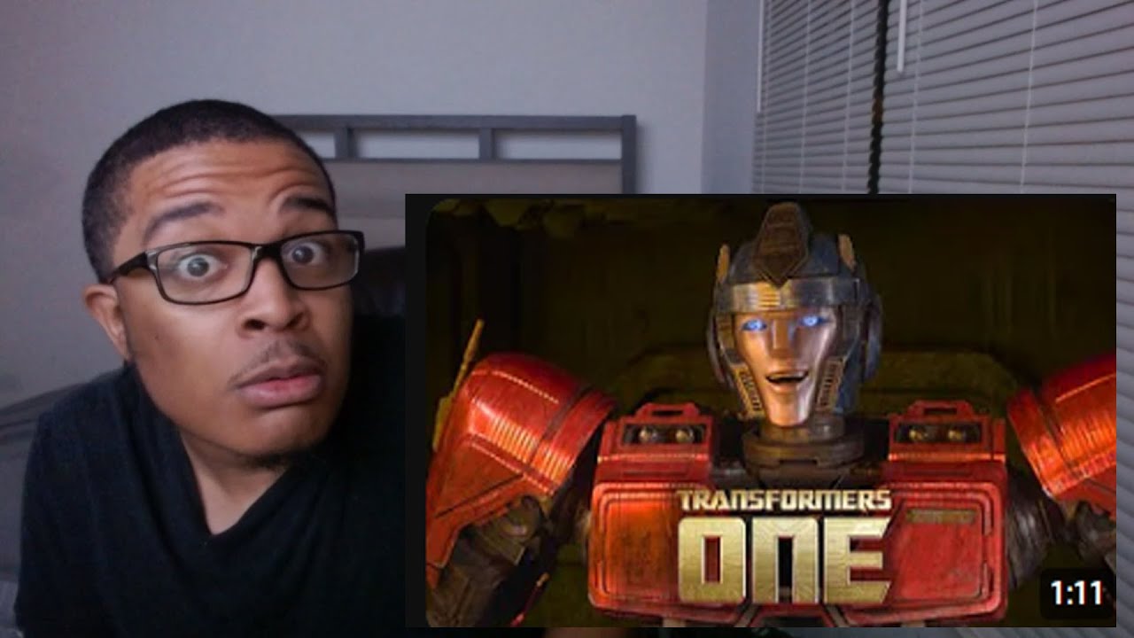 TRANSFORMERS ONE Film Clip IACON Race Begins REACTION! - YouTube