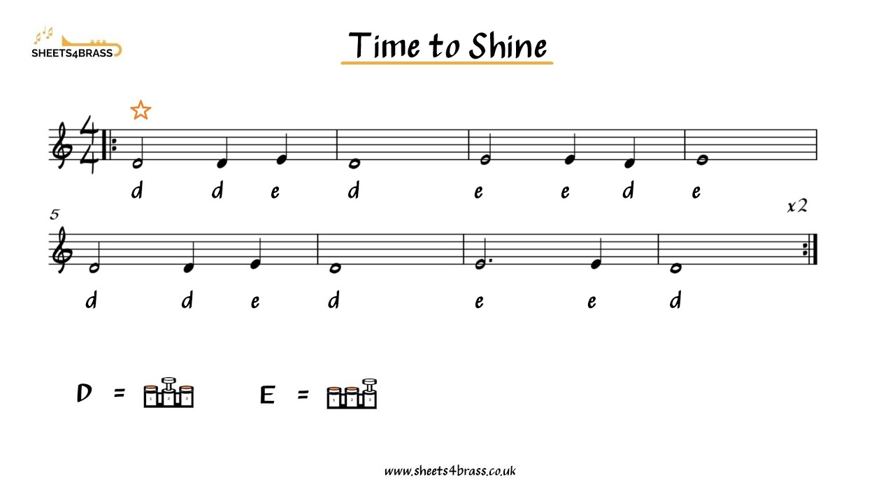 Time to Shine Play Along for Trumpet - YouTube