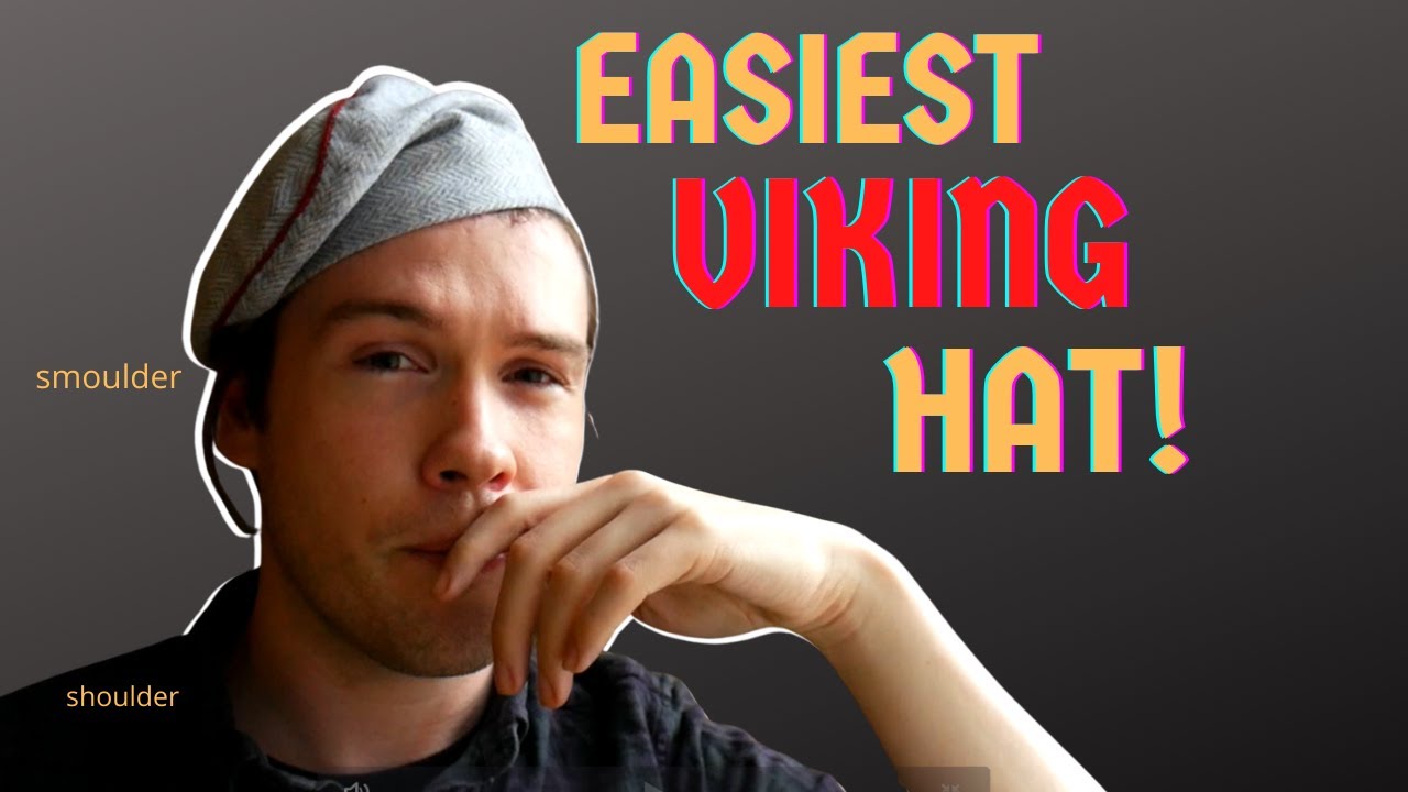 How to Make an EASY Viking Age Hat! - YouTube