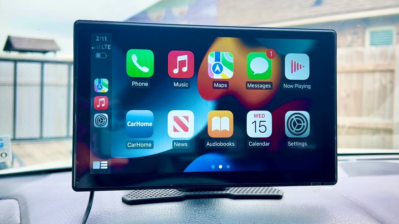 BEST Wireless Apple CarPlay + Android Auto - 9 inch Touchcreen Display ...