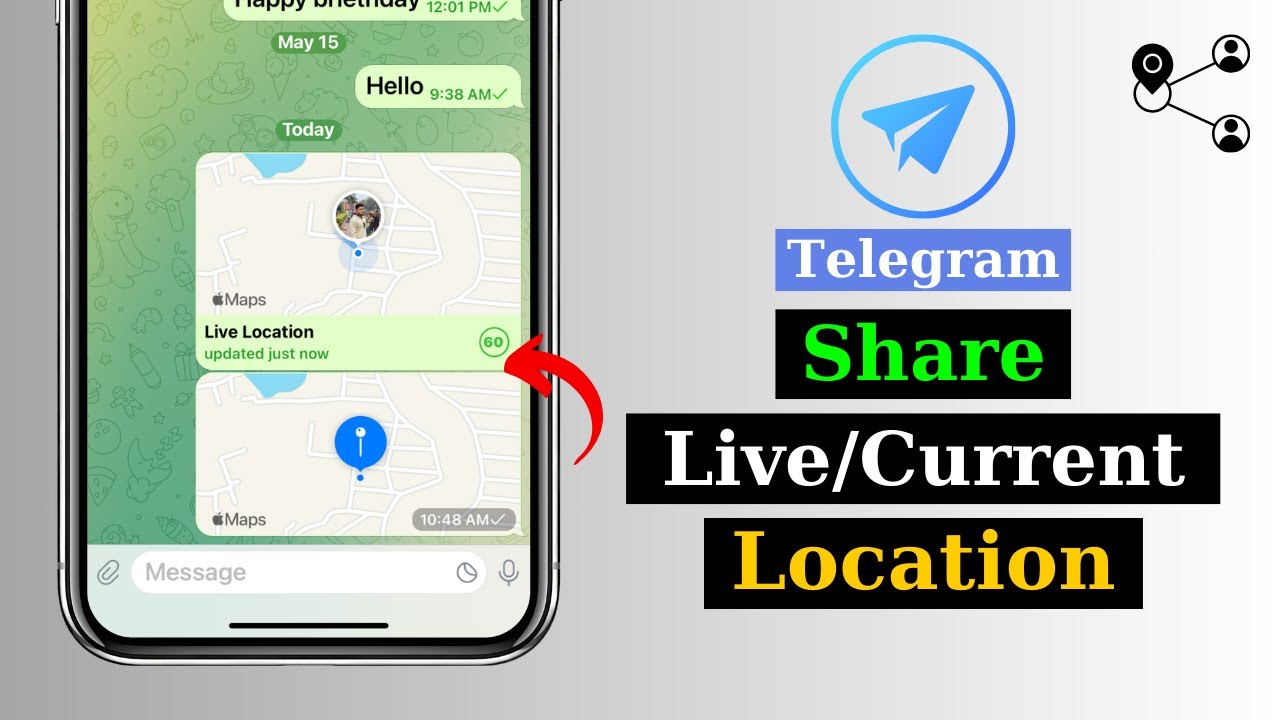 How To Share Your Live/Current Location on Telegram | Telegram Live ...