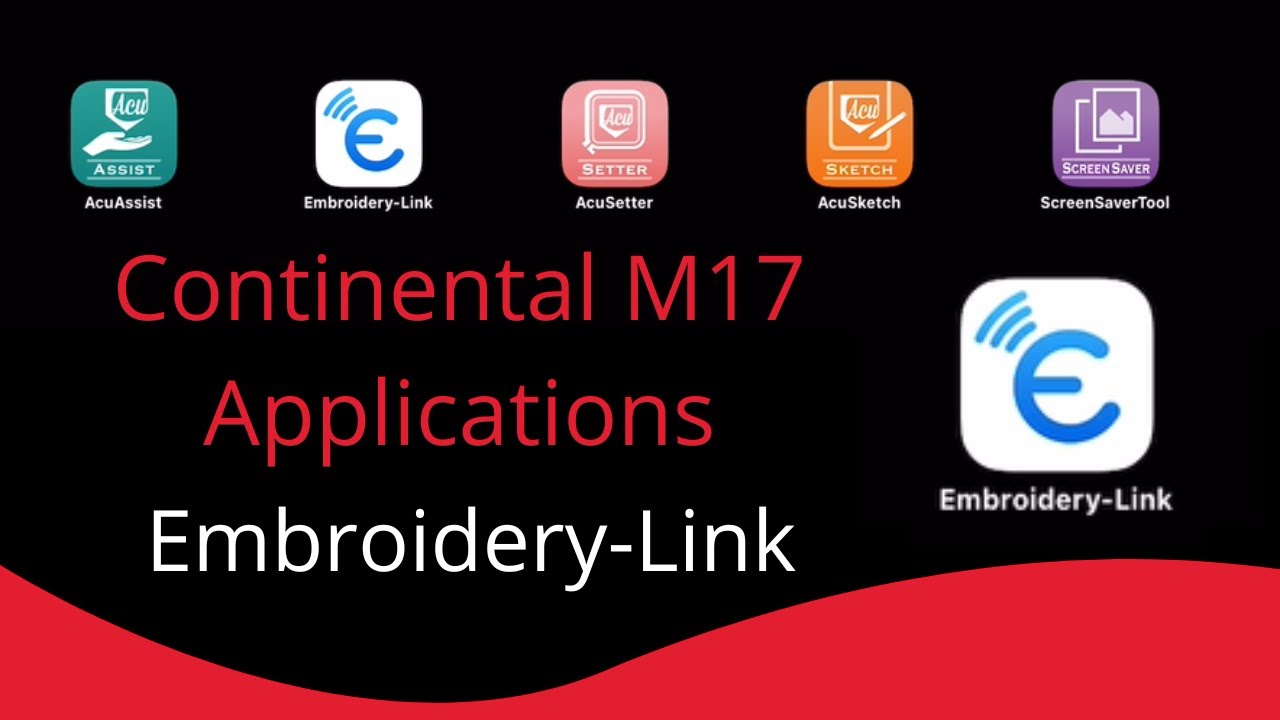 Embroidery Link Application - YouTube