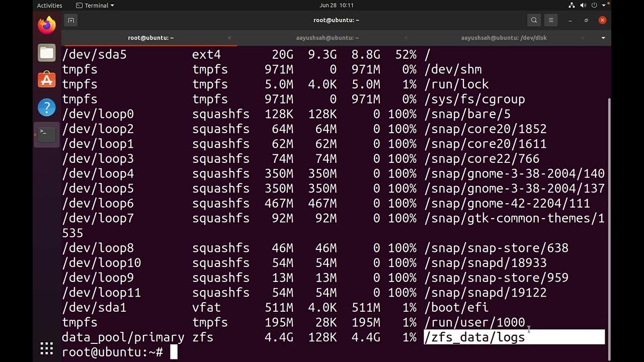 Create ZFS File System with best practices Part-01 - YouTube