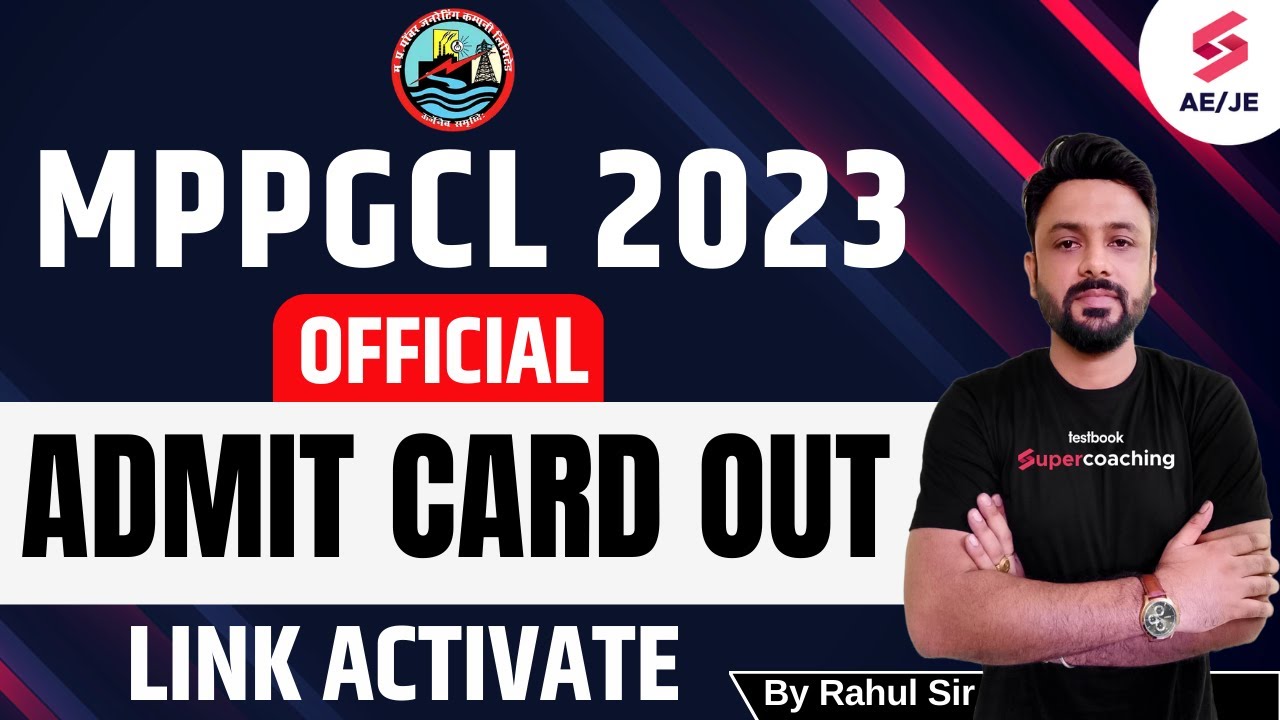 MPPGCL Admit Card 2023 Out | Official Link Activate | How to download ...