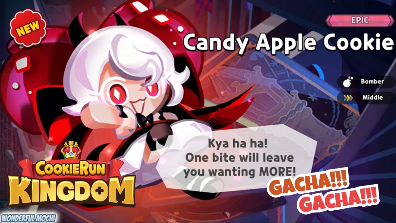 GACHA CANDY APPLE COOKIE | COOKIE RUN KINGDOM - YouTube