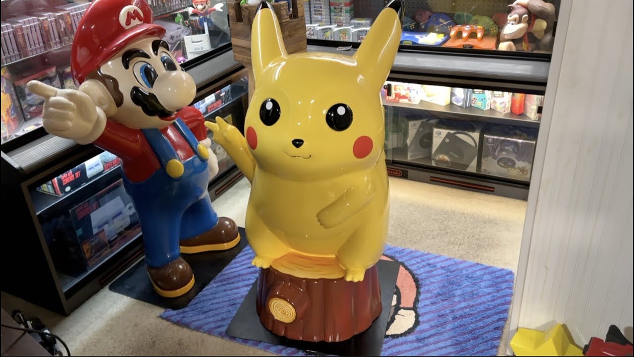 EXTREMELY RARE 4FT PIKACHU STATUE ONLY 250 MADE - YouTube