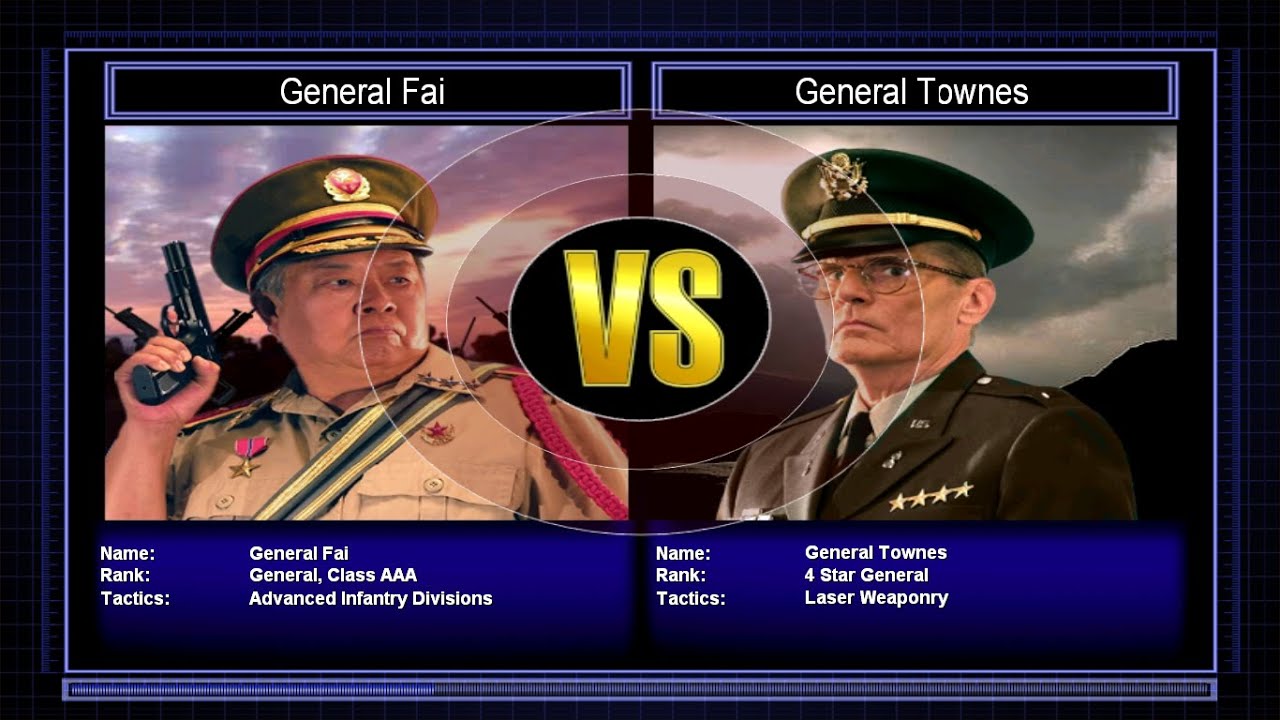 CnC Generals ZeroHour | China Infantry General X USA Laser General ...