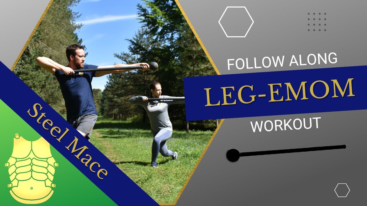 Beginners Steel Mace Leg EMOM - YouTube