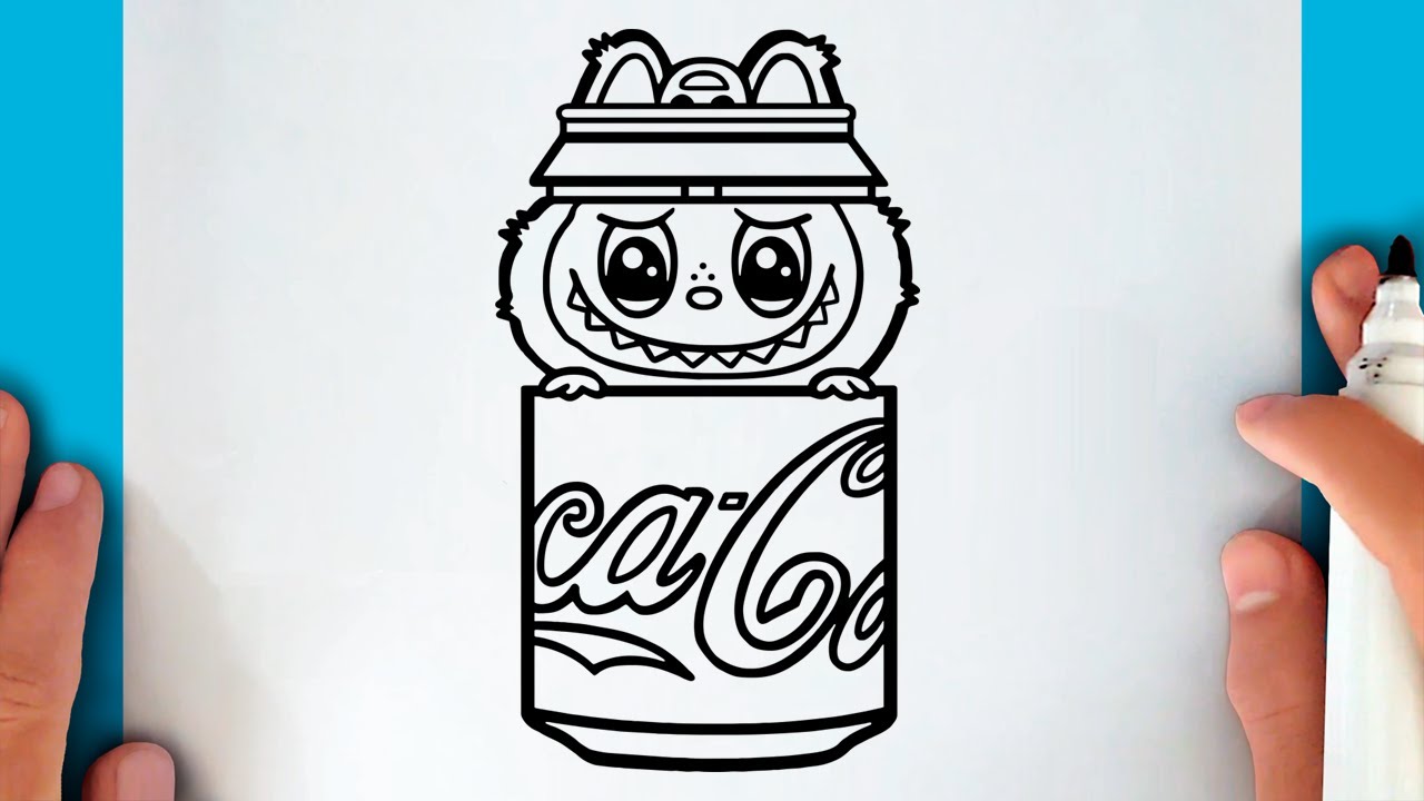 HOW TO DRAW CUTE LABUBU COCA-COLA - YouTube