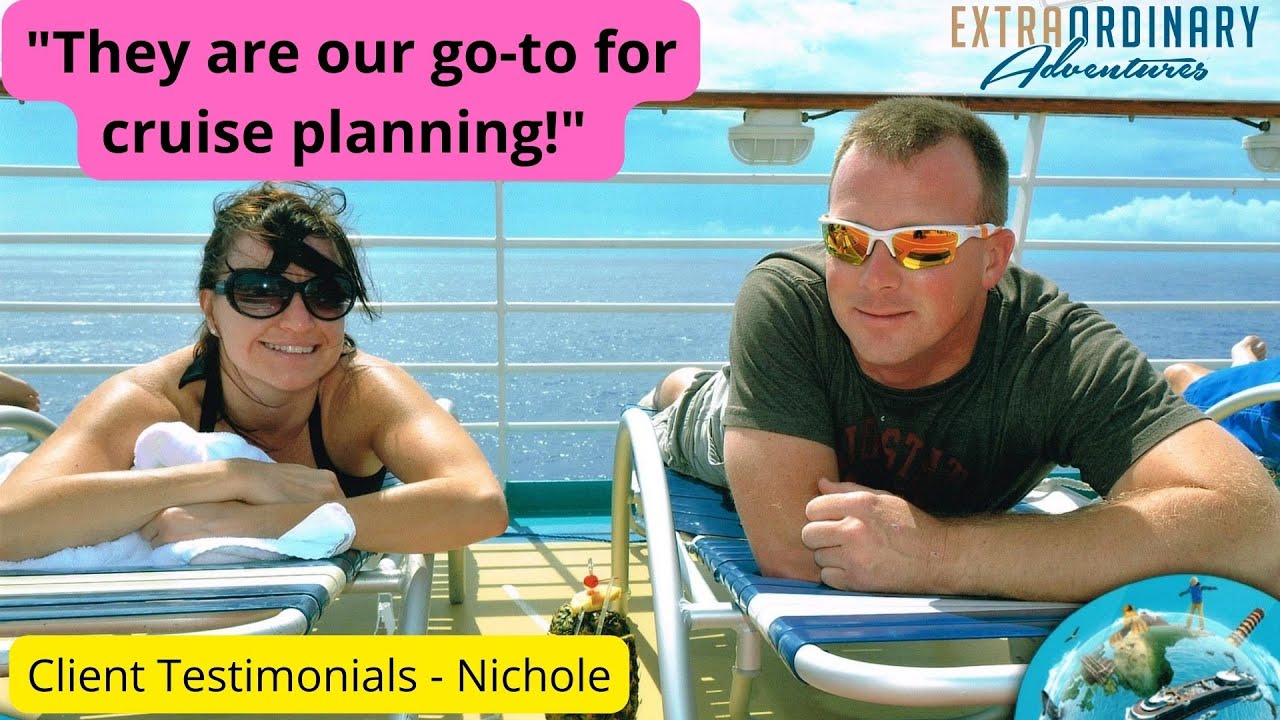 Cruise Agent Testimonial - "They are our go-to for cruise planning ...